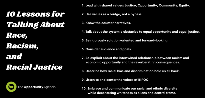 Ten Lessons for Talking About Race, Racism, and Racial Justice - The ...