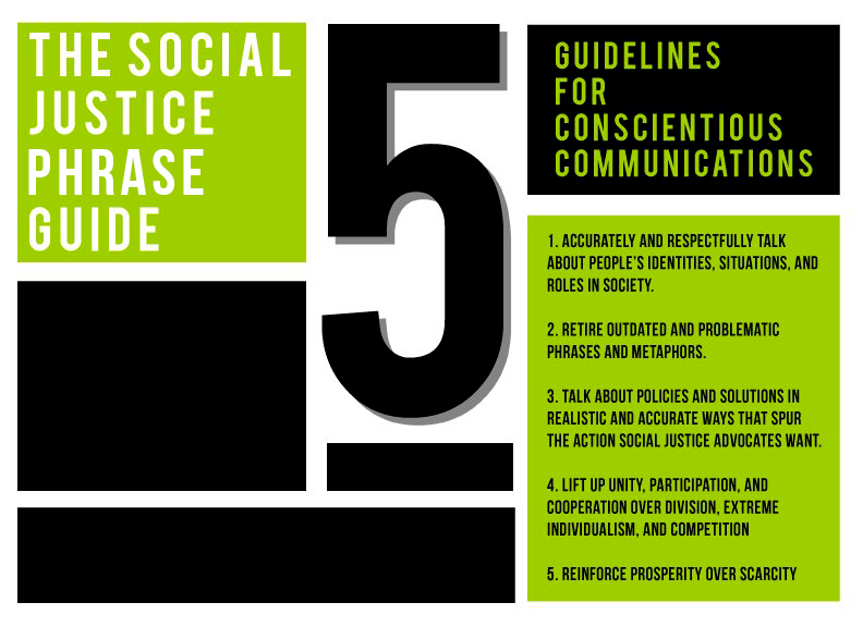Social Justice Phrase Guide - The Opportunity Agenda